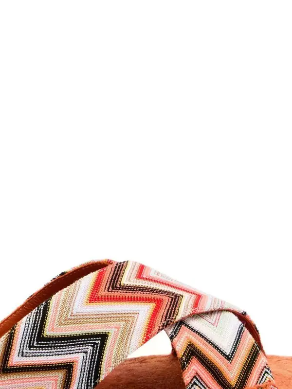 Missoni Harlow Chevron Flat Sandals