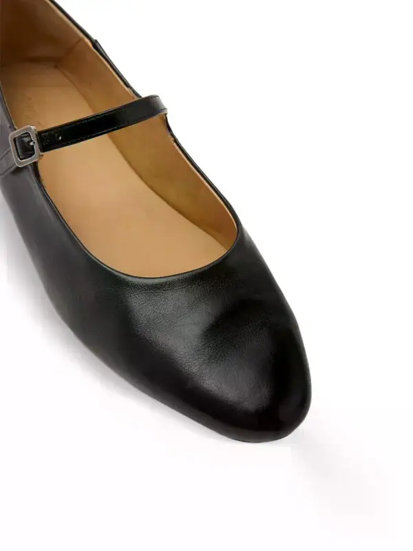 Marsèll Strascico Buckle-strap Ballerina Shoes - Black
