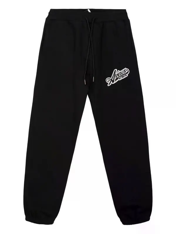 AVIREX Logo Embroidered Trousers