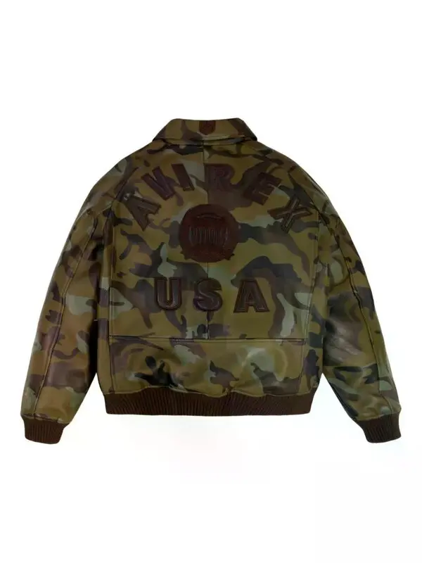 AVIREX Camouflage Logo Jacket