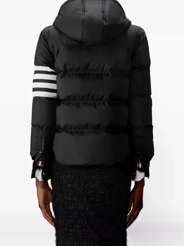Thom Browne Ripstop 4-bar Jacket - Black