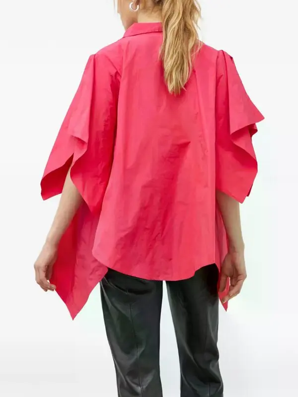MMC STUDIO Collared Oversized Top