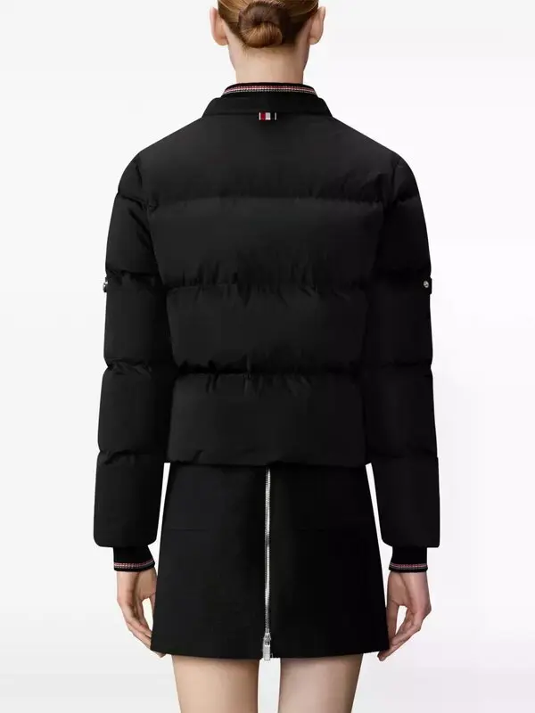 Thom Browne Zip-up Down Jacket - Black
