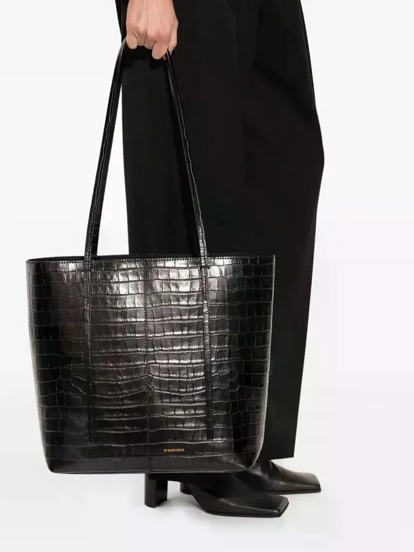 BY MALENE BIRGER Abilso Croc-embossed Tote Bag