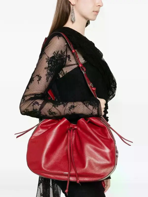 Isabel Marant Étoile Drawstring Shoulder Bag - Red