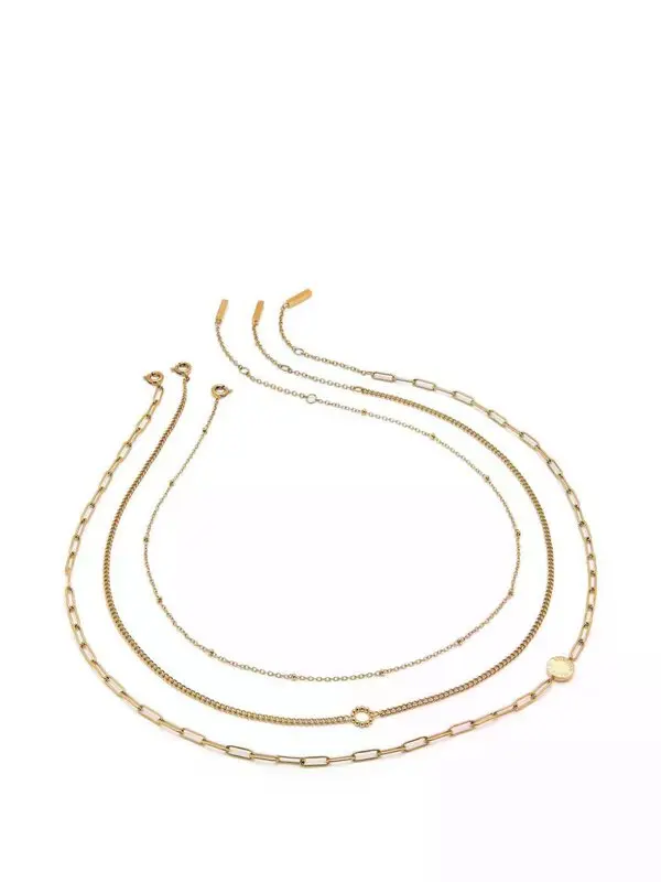 OLIVIA BURTON Illusion Stacking Necklace Set - Gold