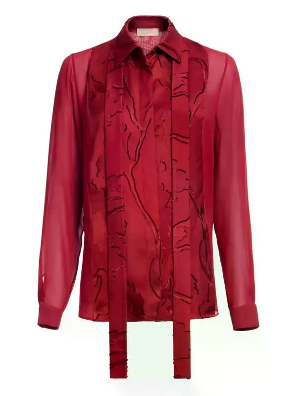 Elie Saab Long-sleeve Jacquard Shirt