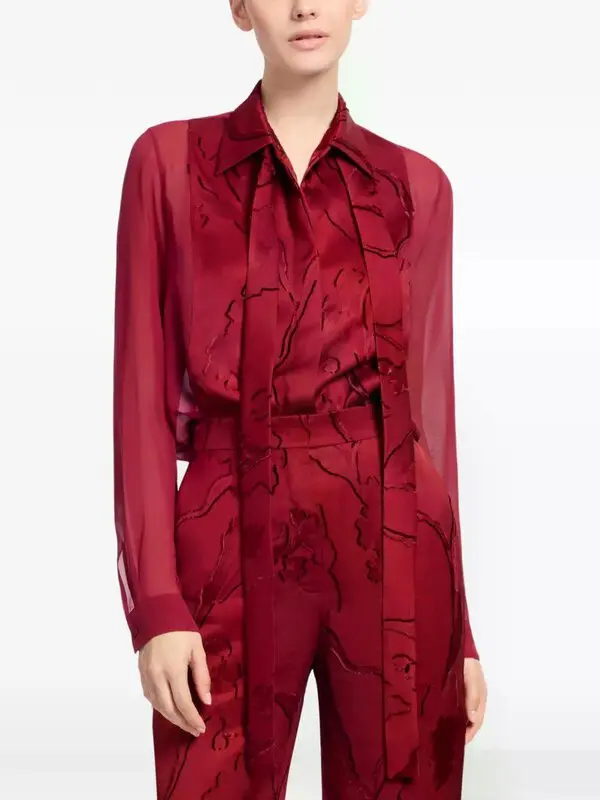 Elie Saab Long-sleeve Jacquard Shirt