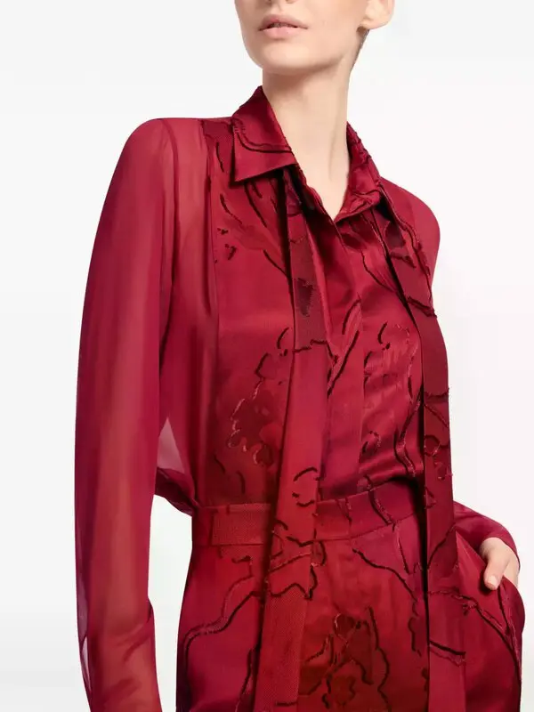 Elie Saab Long-sleeve Jacquard Shirt
