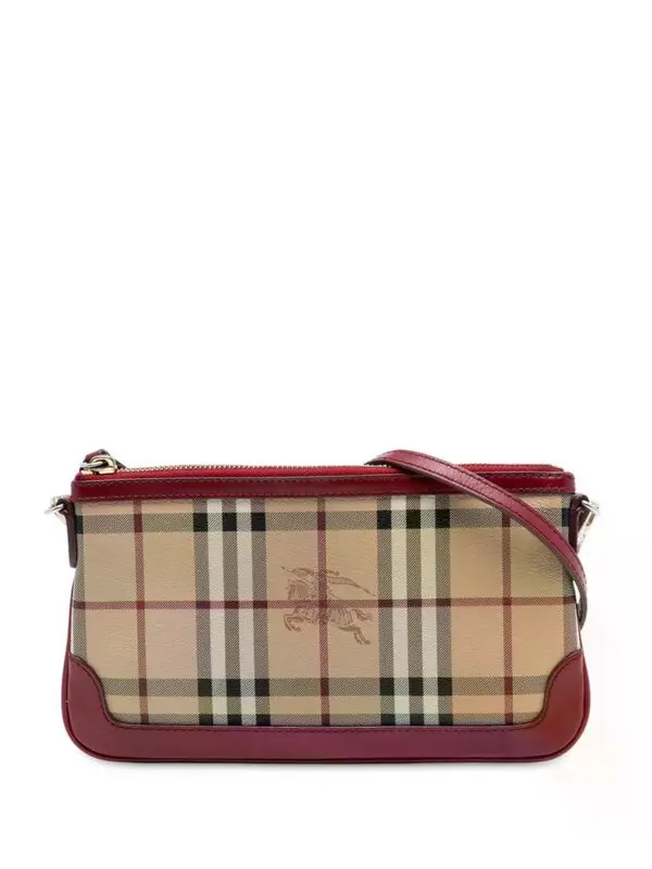 Burberry Haymarket Check Peyton Crossbody Bag