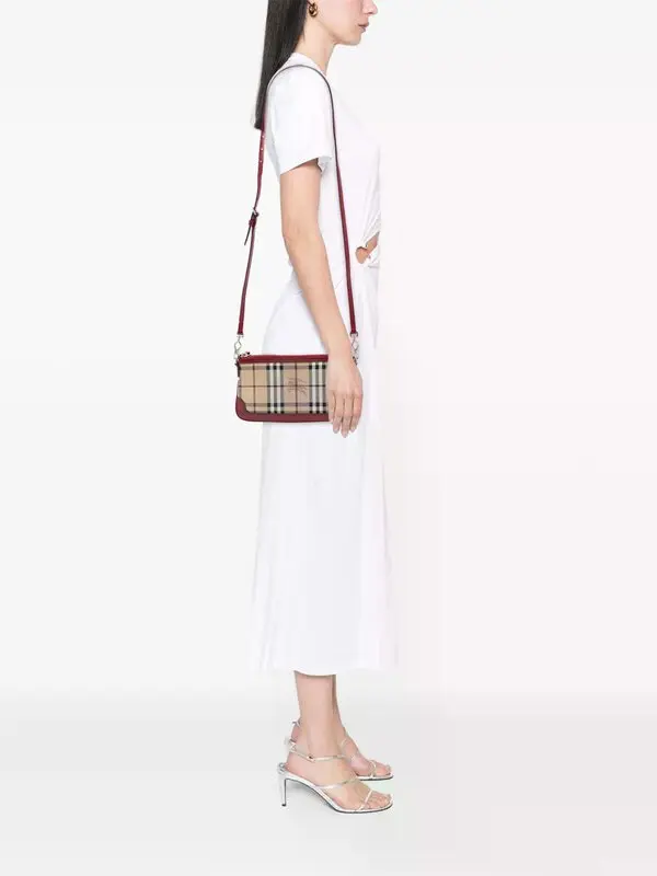 Burberry Haymarket Check Peyton Crossbody Bag