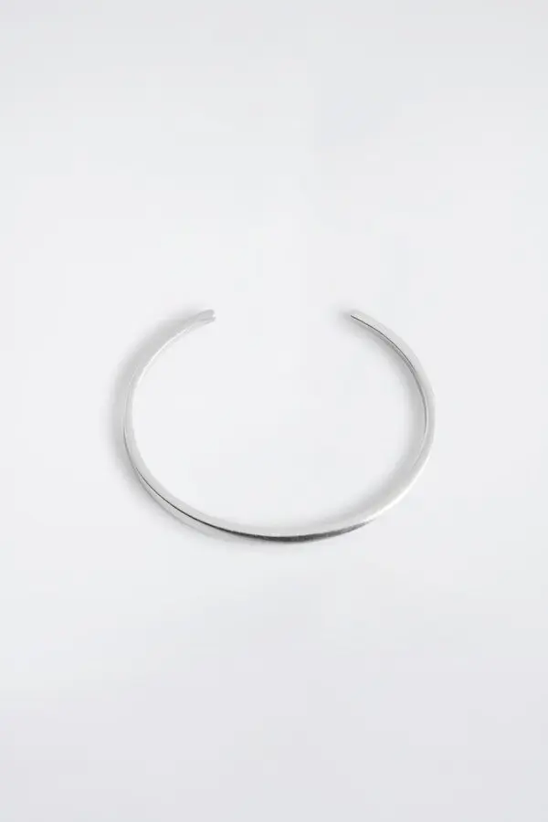 Cos Twisted Sterling Silver Cuff - Silver-coloured