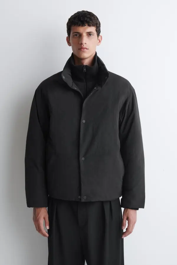 Cos Padded Mock-neck Down Jacket