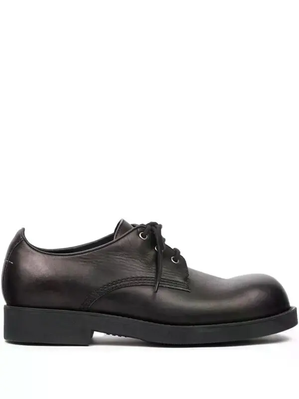 MAISON MARGIELA Leather Biker Lace-up Shoes