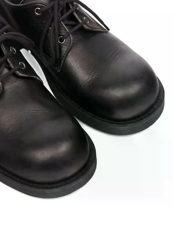 MAISON MARGIELA Leather Biker Lace-up Shoes