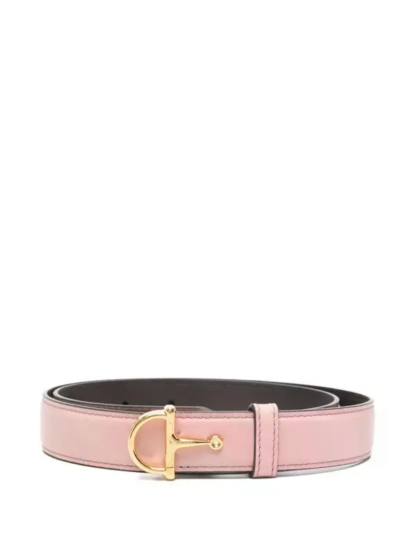 Gucci Horsebit Buckle Belt - Pink