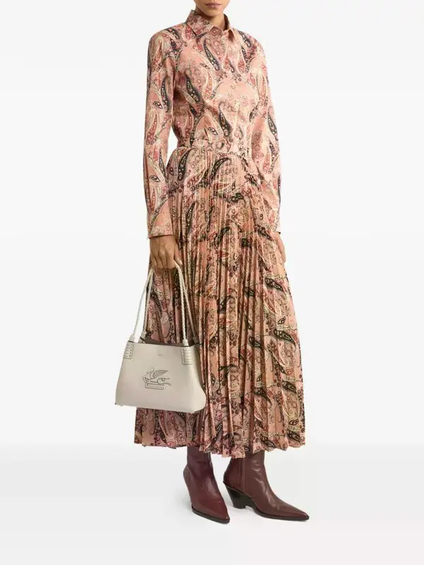 Etro Paisley-print Maxi Skirt - Pink