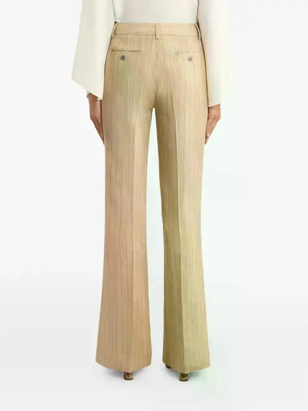 Etro Striped Bootcut Trousers