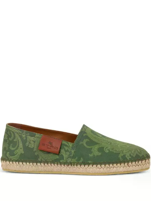 Etro Paisley Espadrilles - Green