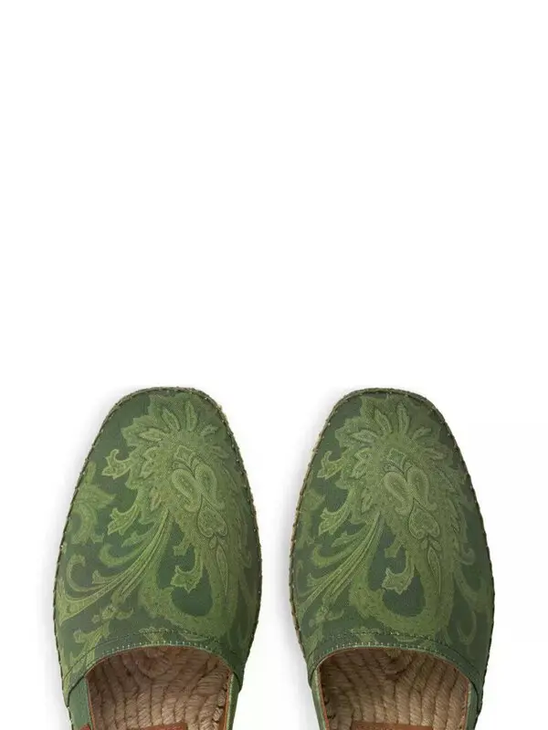 Etro Paisley Espadrilles - Green