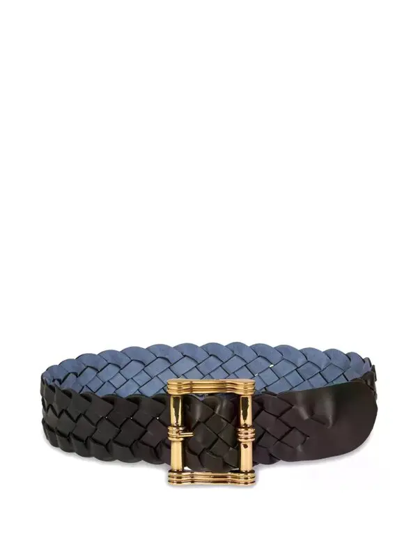 Etro Reversible Woven Belt - Blue