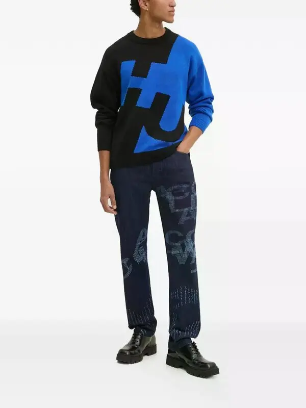 A-COLD-WALL* Graphic-print Five-pocket Jeans