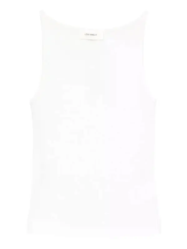LISA YANG Linette Sleeveless Top - White