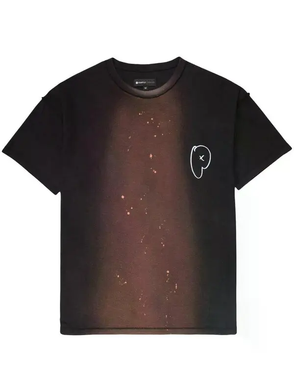 PURPLE BRAND Logo-print Cotton T-shirt