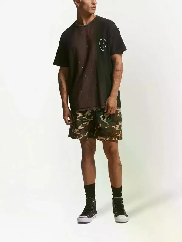 PURPLE BRAND Logo-print Cotton T-shirt