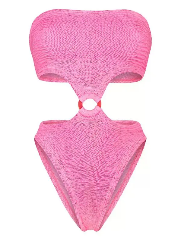 PARAMIDONNA Tanya Ring One Piece Swimsuit - Pink