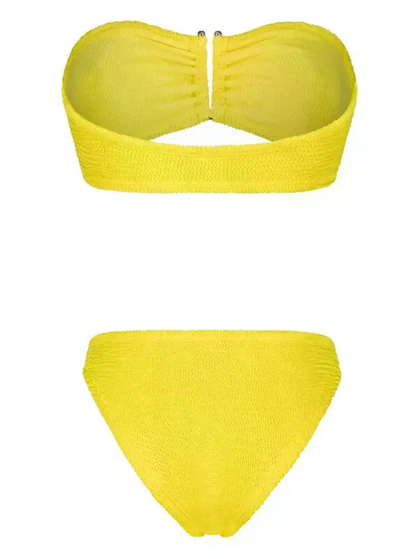 PARAMIDONNA Frida Textured Bikini Set - Yellow