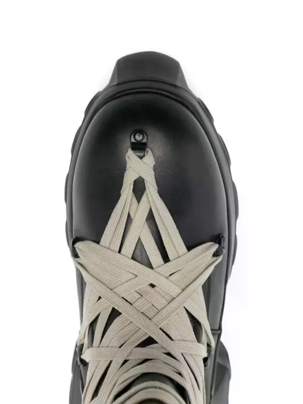 Rick Owens Megalaced Mega Tractor Boots