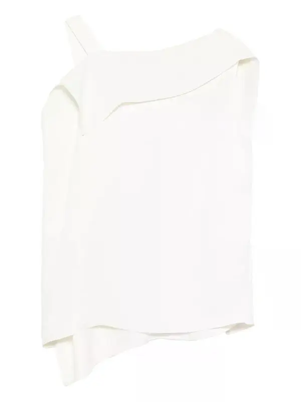 Christian Wijnants Asymmetrical Top - Neutrals