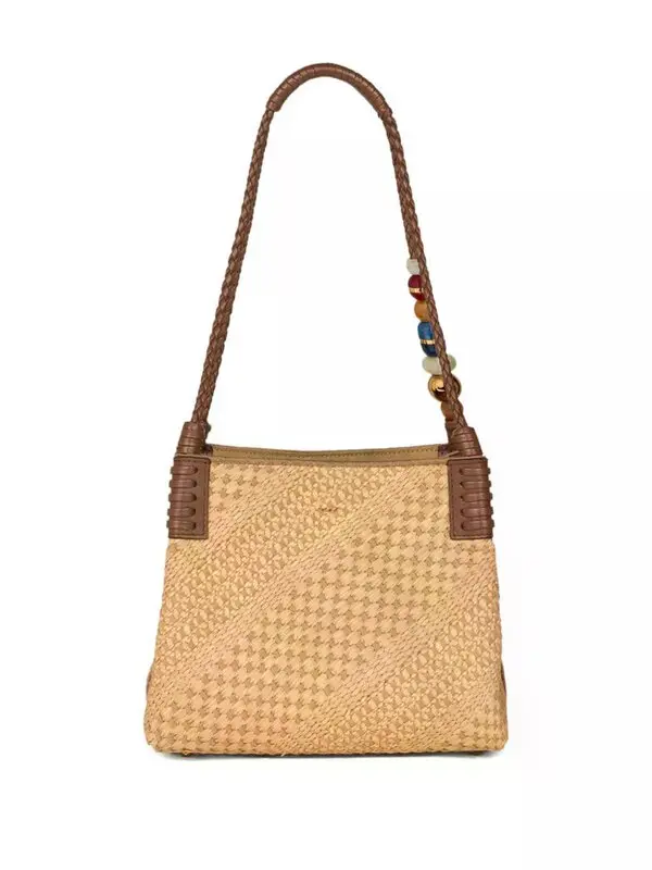Etro Small Raffia Tote Bag