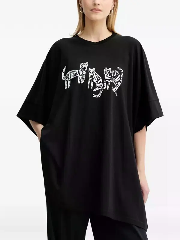 MMC STUDIO Graphic Print T-shirt - Black