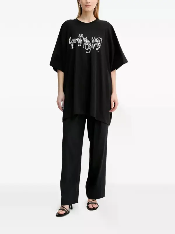 MMC STUDIO Graphic Print T-shirt - Black
