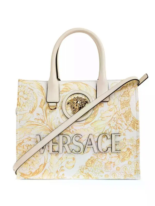 Versace La Medusa Small Printed Tote