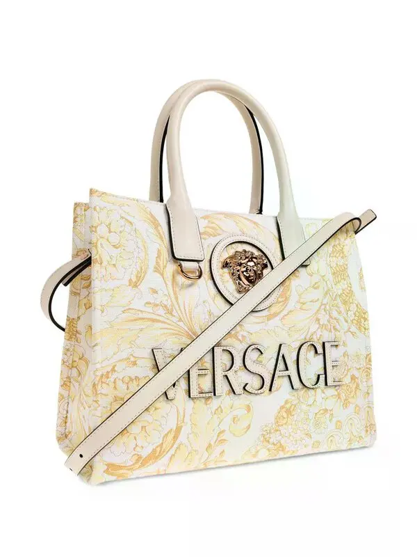 Versace La Medusa Small Printed Tote