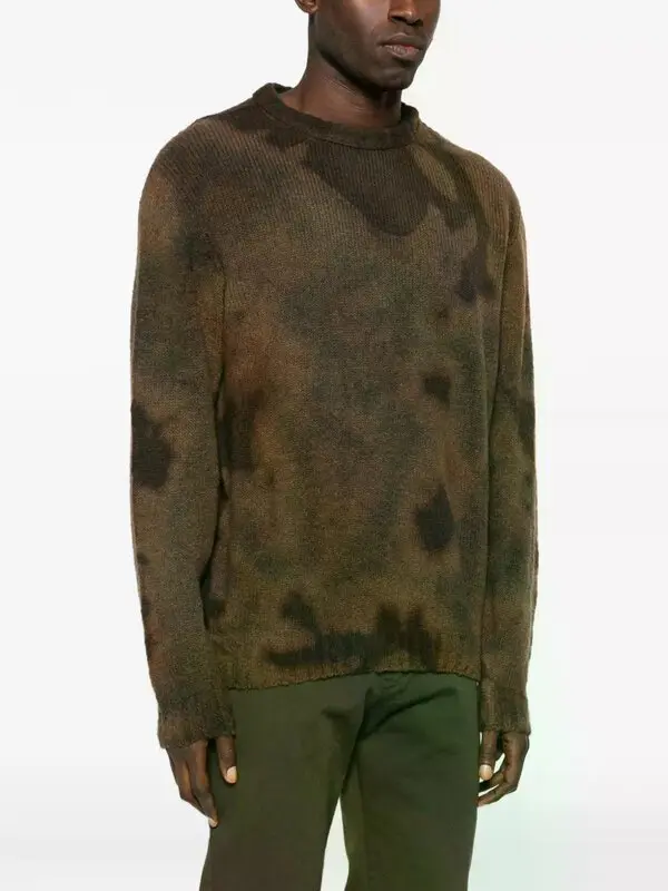 ORIGINAL VINTAGE Tie-dye Crew-neck Sweater