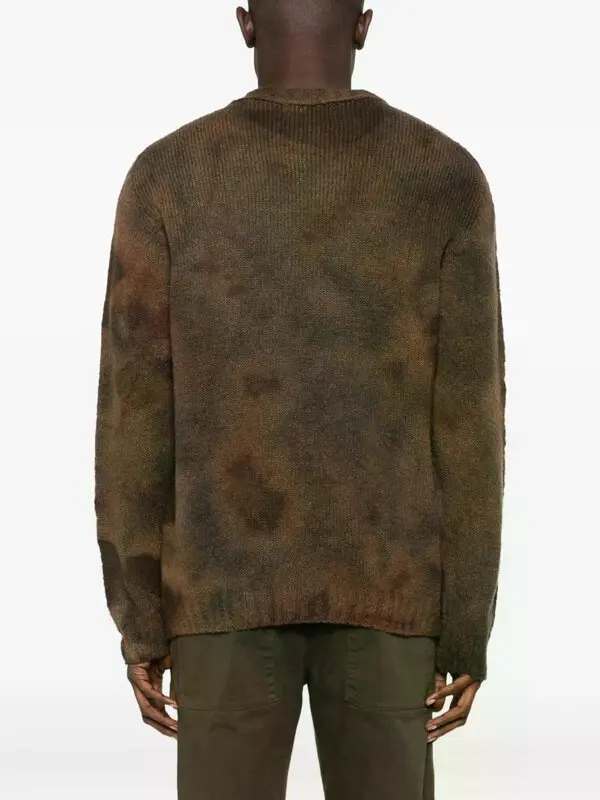 ORIGINAL VINTAGE Tie-dye Crew-neck Sweater