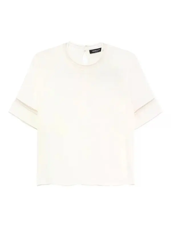 Fabiana Filippi Sleeve-detail Blouse - Neutrals