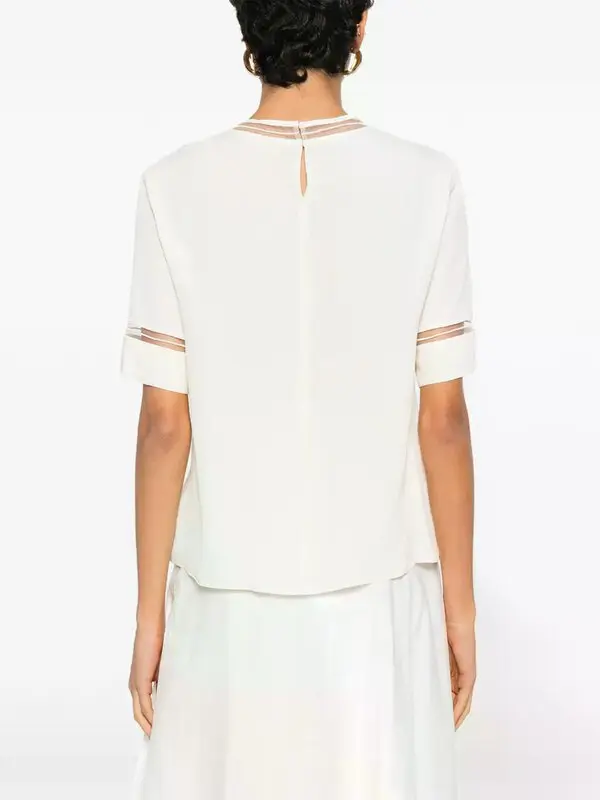 Fabiana Filippi Sleeve-detail Blouse - Neutrals