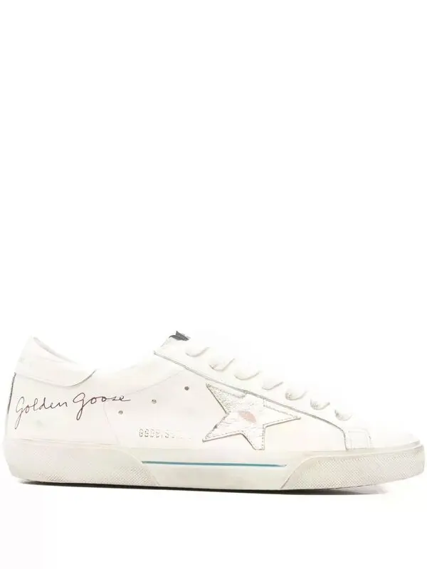 GOLDEN GOOSE Super-star Leather Sneakers - Neutrals