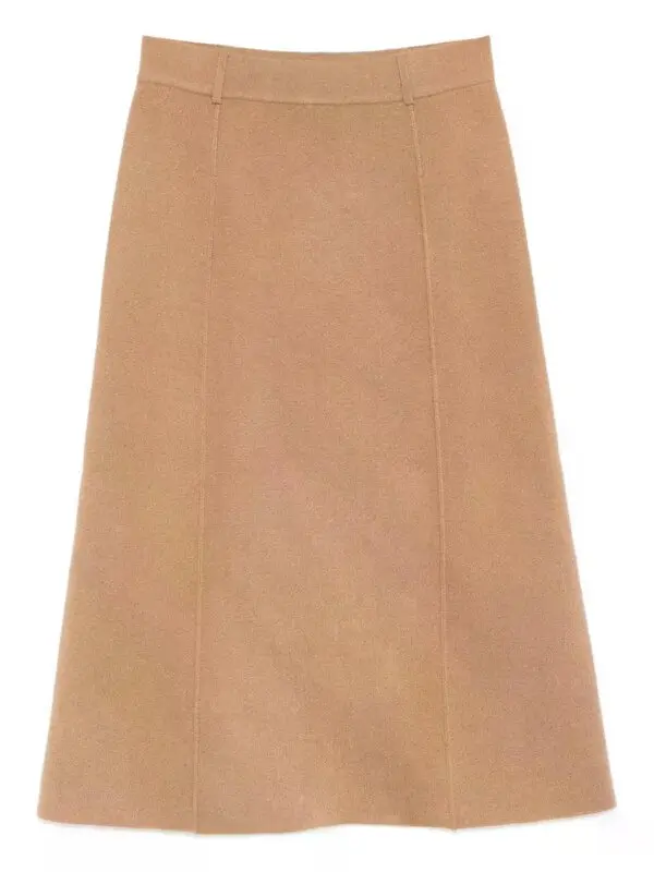 LISA YANG Ruthie Seam-detail Midi Skirt