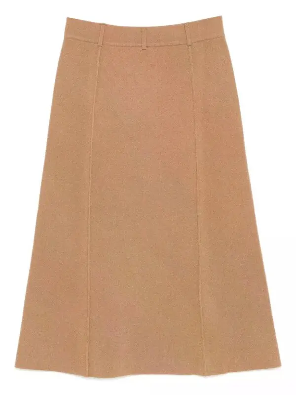 LISA YANG Ruthie Seam-detail Midi Skirt