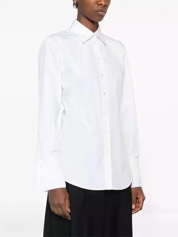 RÓHE Polo-collar Shirt - White