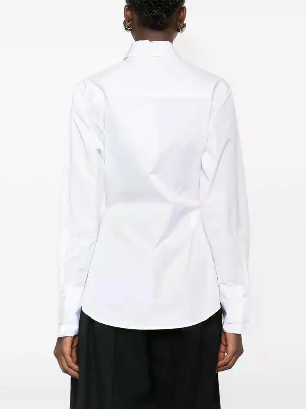 RÓHE Polo-collar Shirt - White