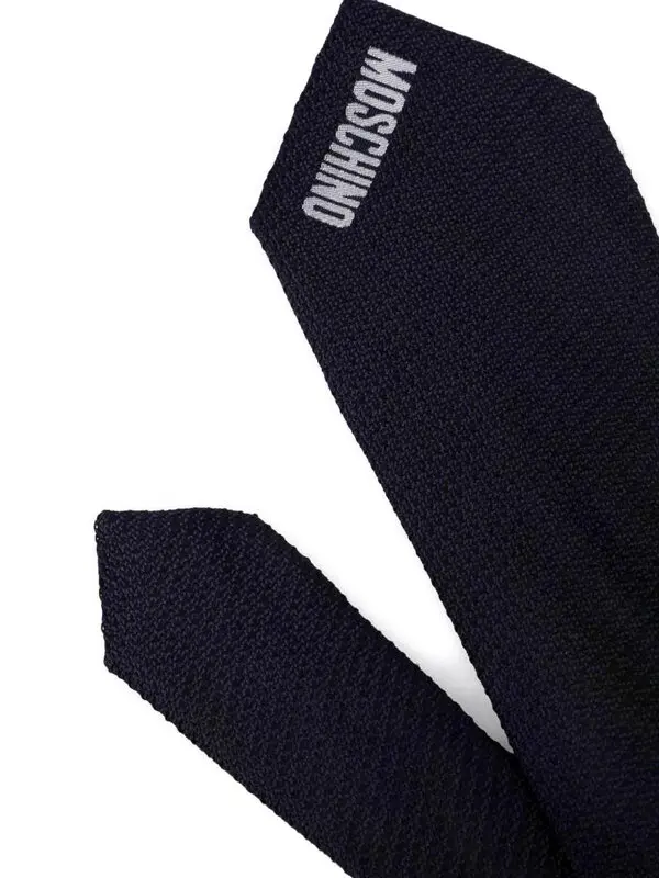 Moschino Logo-embroidered Neck Tie
