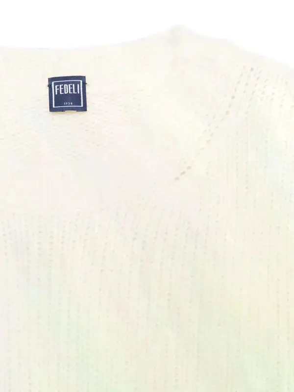 Fedeli Argentina Ribbed Crew-neck Sweater