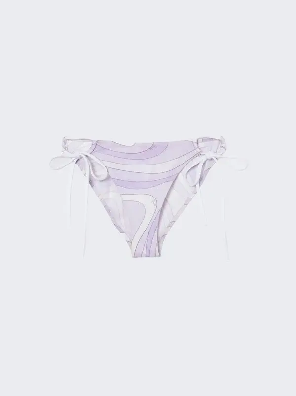 Emilio Pucci Marmo Print Bikini Bottom - Purple